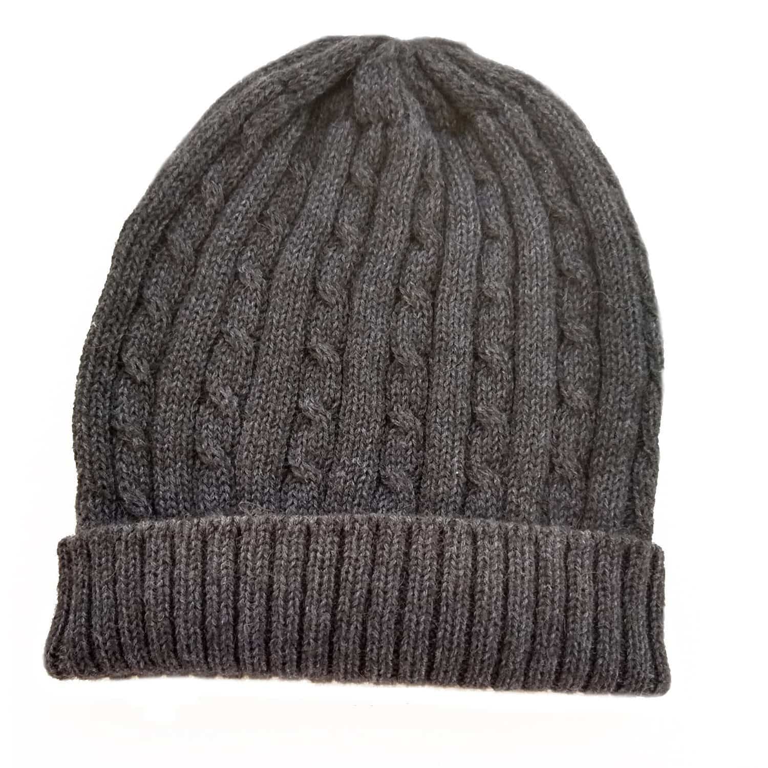 Cabled Bison Beanie – The Buffalo Wool Co.